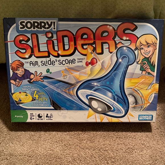 Parker Brothers | Toys | Sorry Sliders Aim And Slide Game Blue And ...
